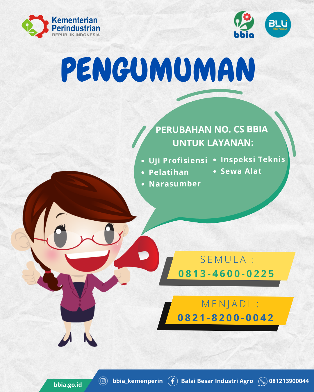Pengumuman - BBSPJIA
